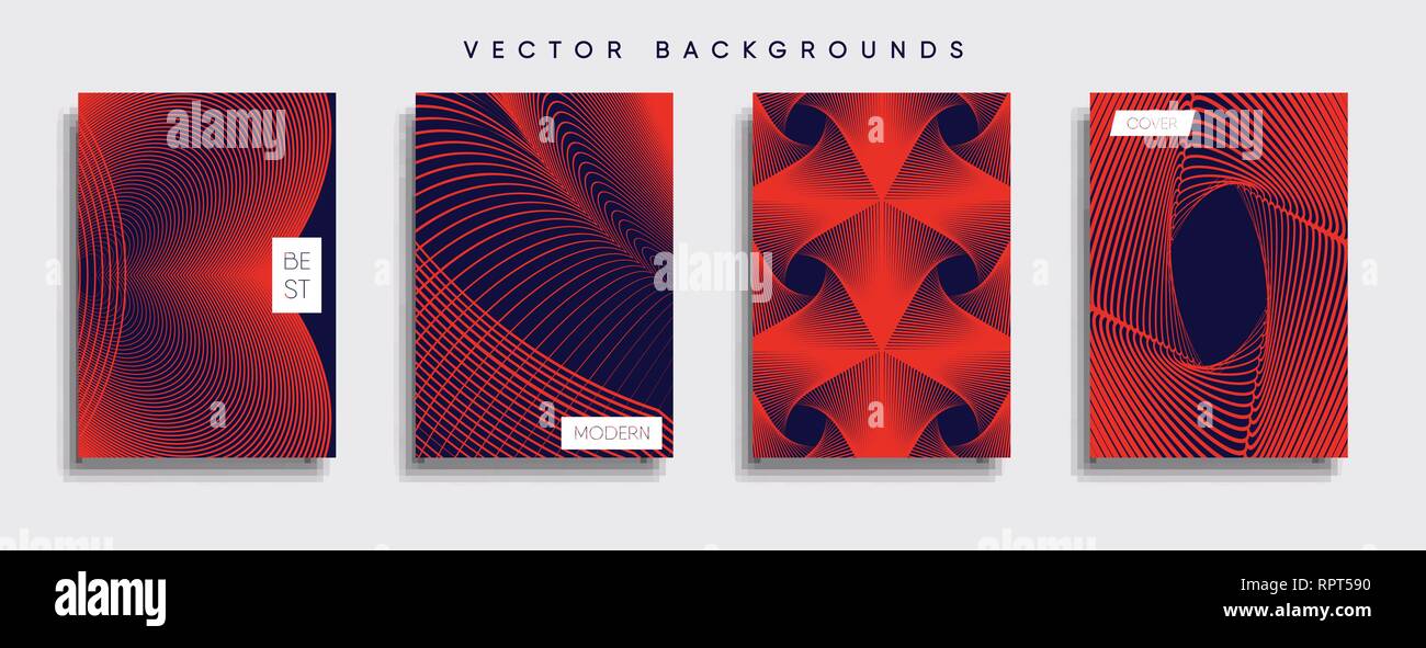 Minimal Vector cover designs. Future Poster template Stock Vector Image ...