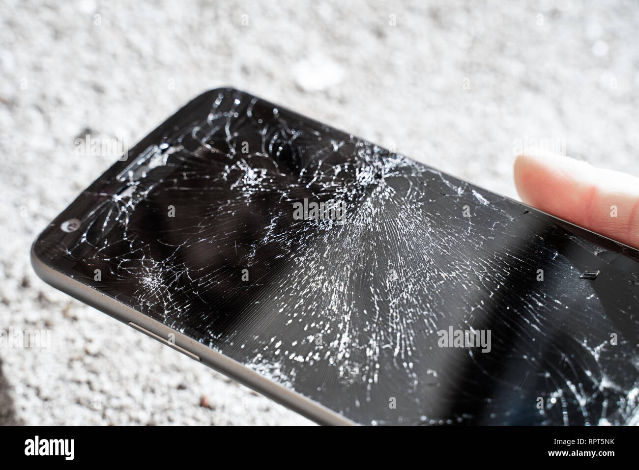 Phone hitting the street Stock Photo - Alamy