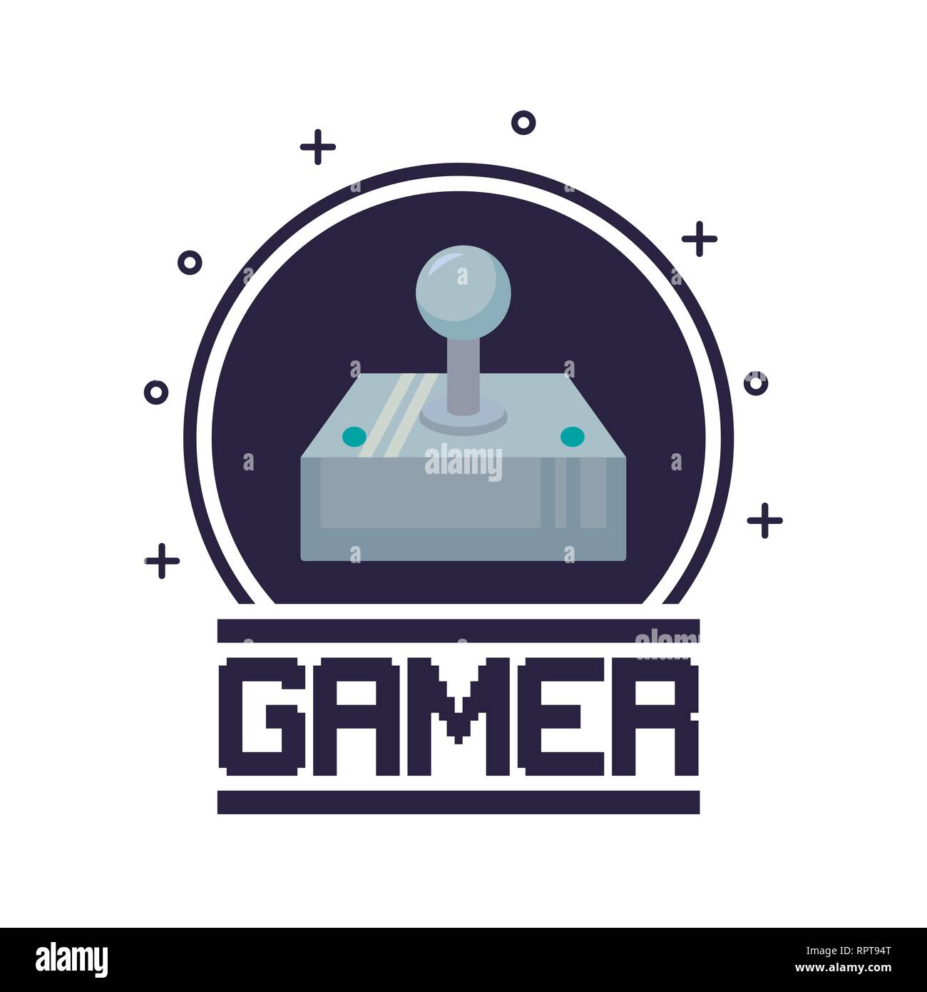 classic video game joystick vector illustration design Stock Vector ...