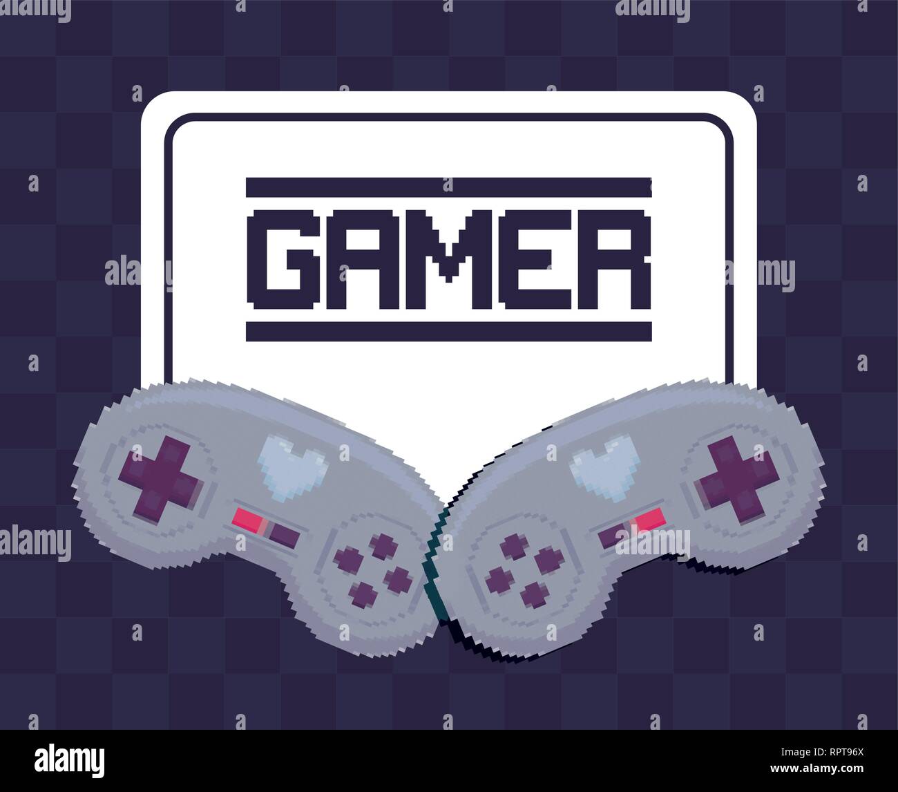 classic video game controls vector illustration design Stock Vector ...