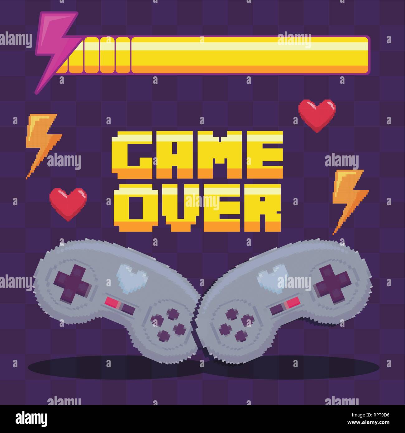 classic video game controls vector illustration design Stock Vector ...