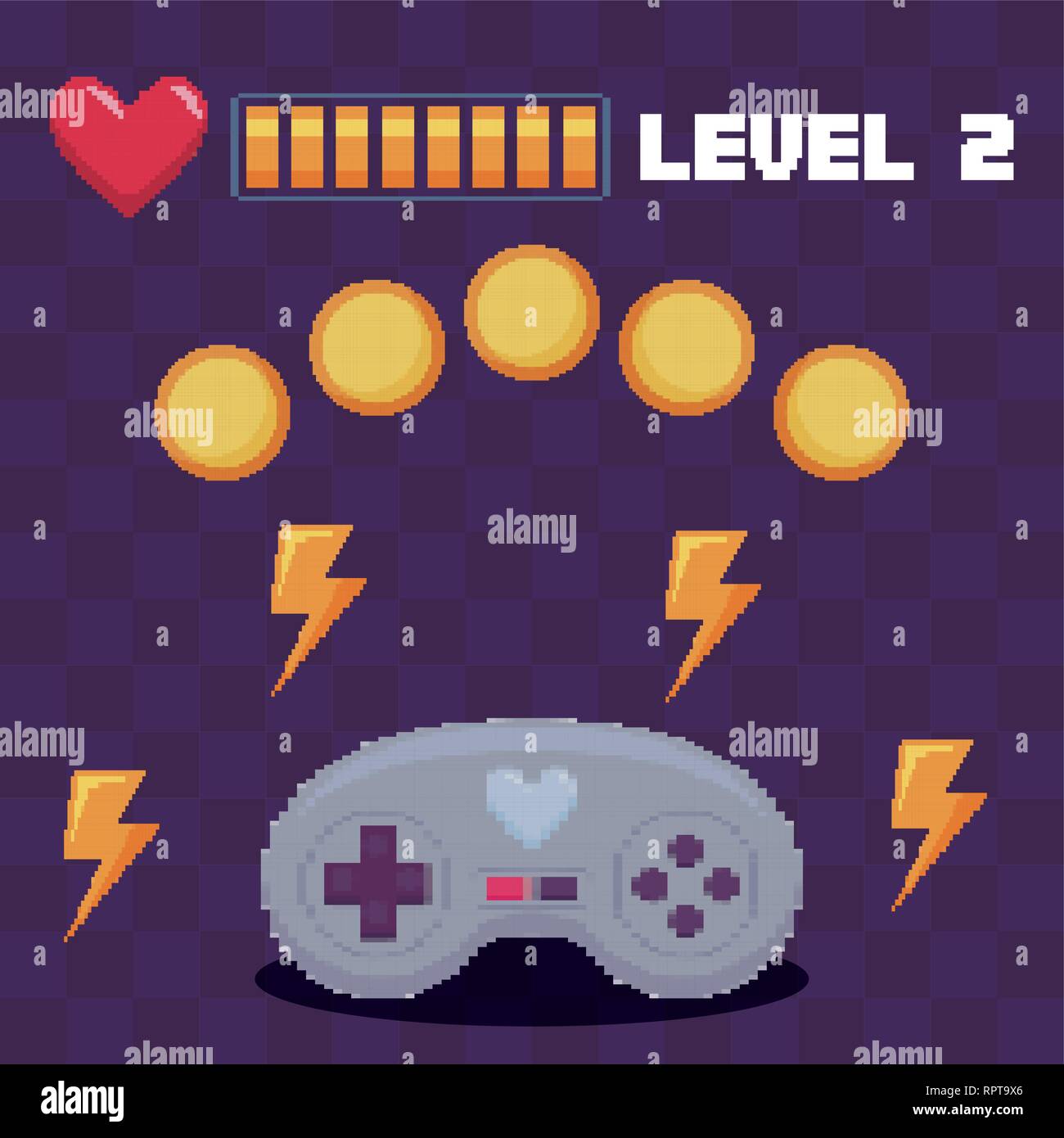classic video game control vector illustration design Stock Vector ...