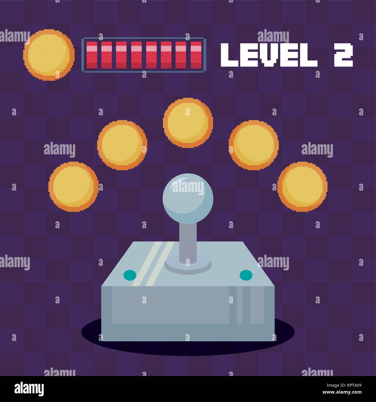 classic video game joystick vector illustration design Stock Vector ...