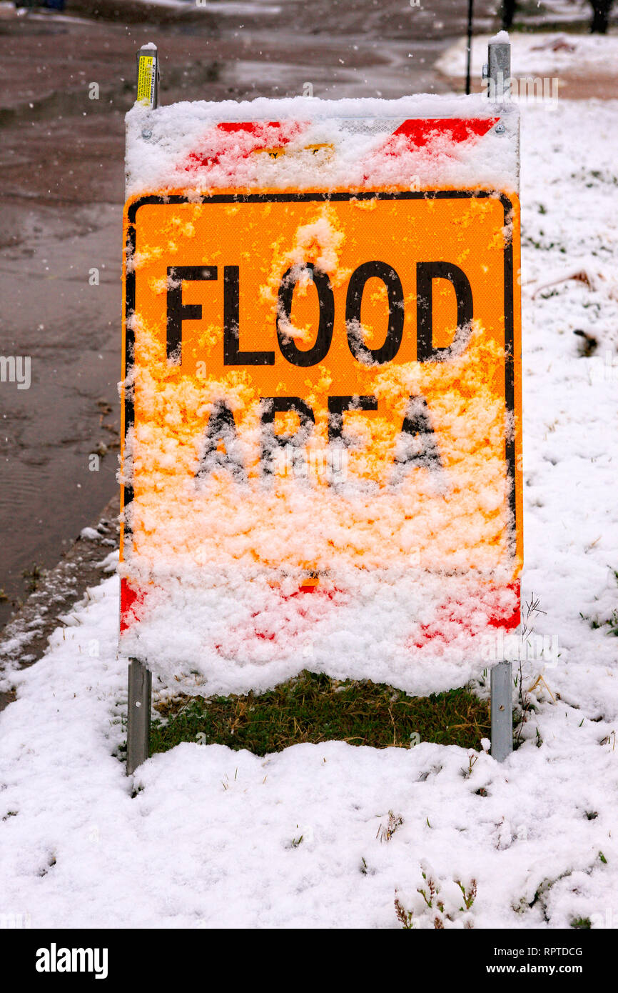 Snow Storm Sign High Resolution Stock Photography and Images - Alamy