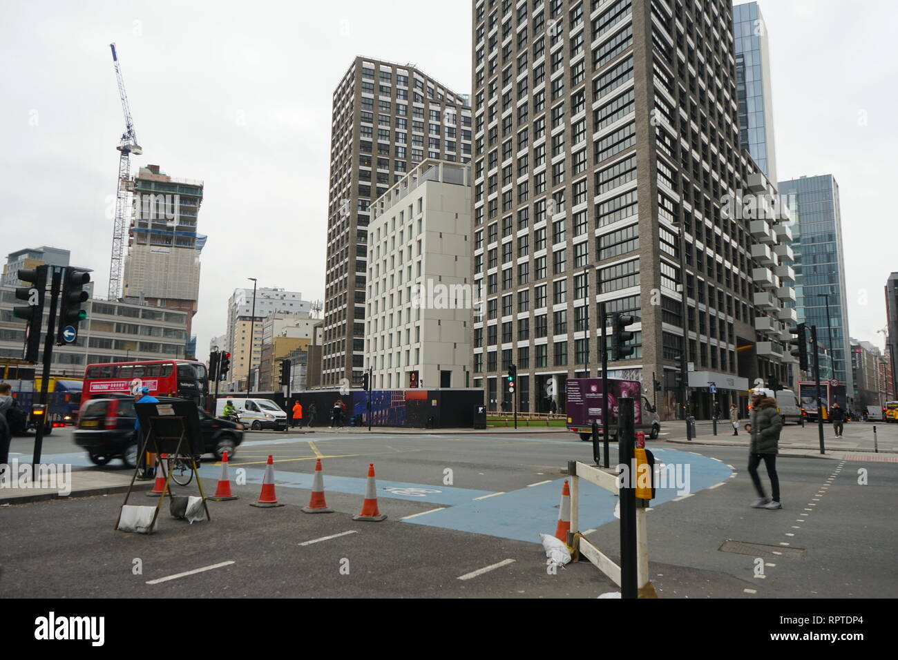 The Junction of Commercial Street and Leman Street at Algate East ...