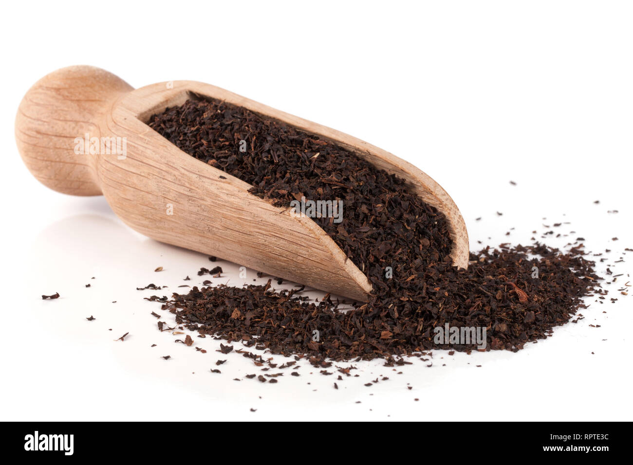 Wood spoon on pile Cut Out Stock Images & Pictures - Alamy