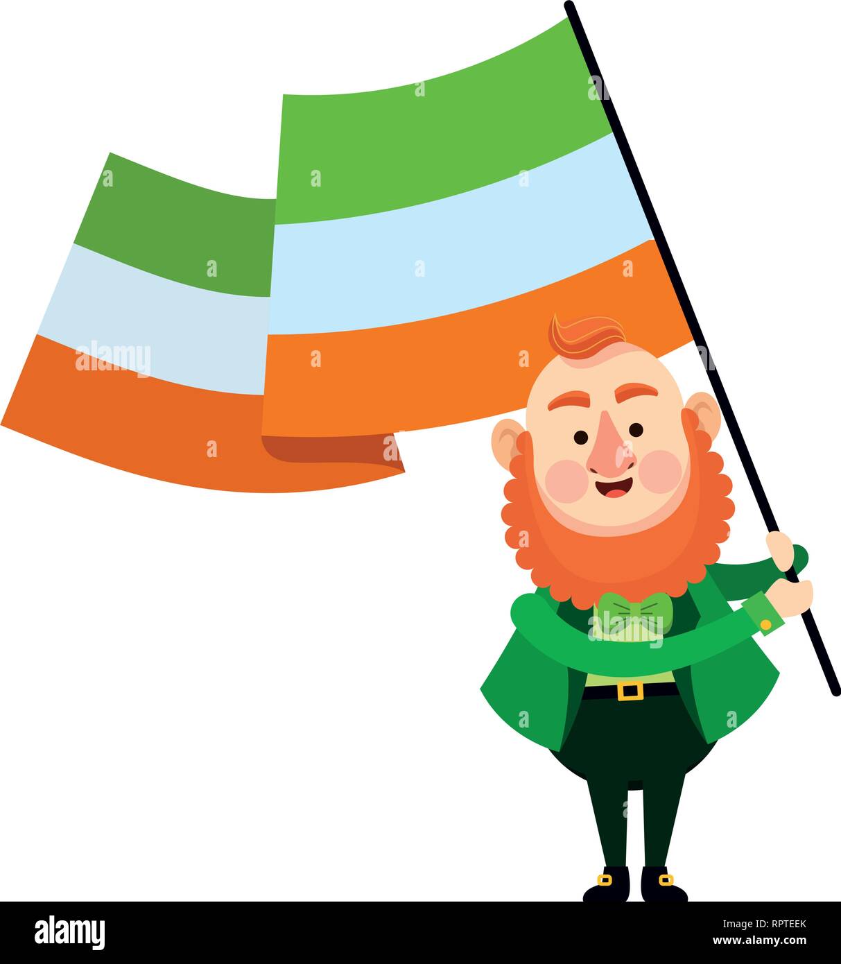 St patricks elf cartoon Stock Vector Image & Art - Alamy