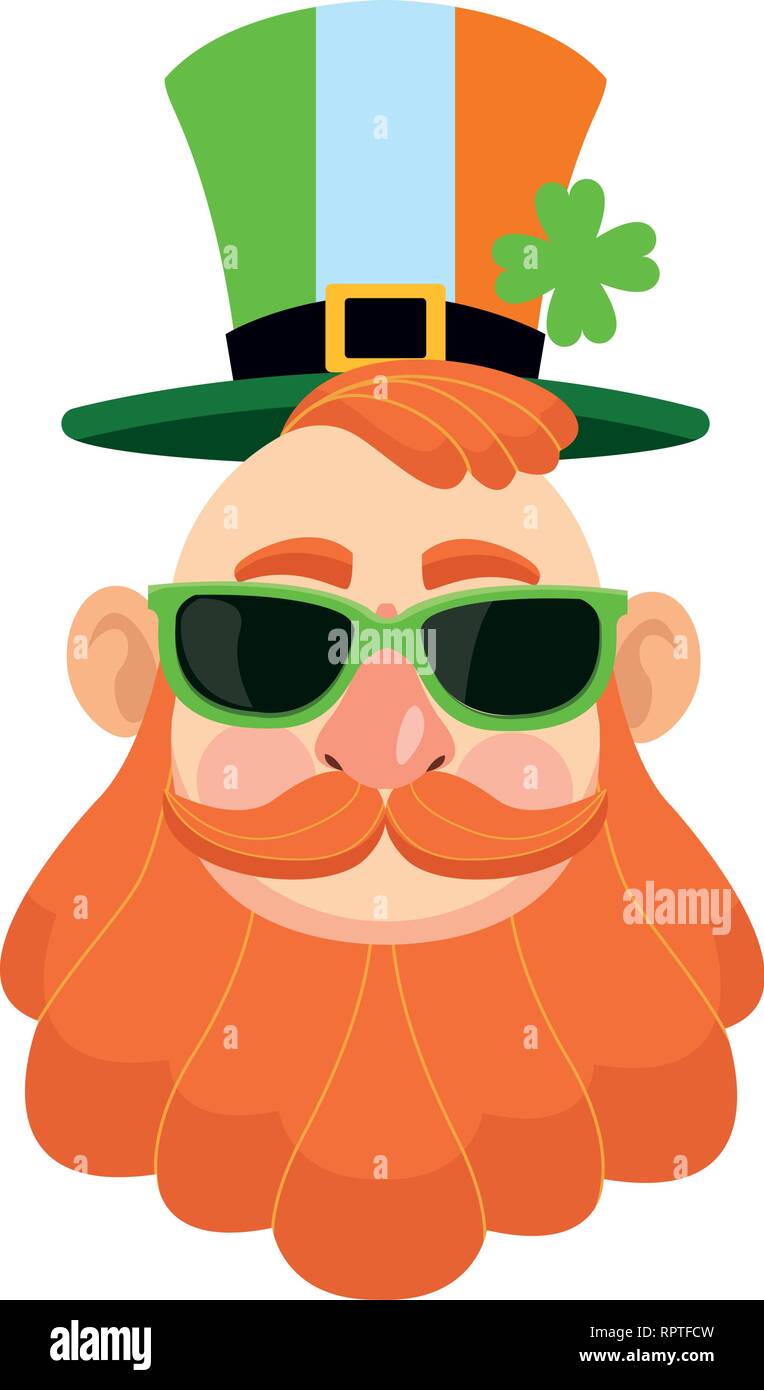 Saint patrick elf face Stock Vector Image & Art - Alamy