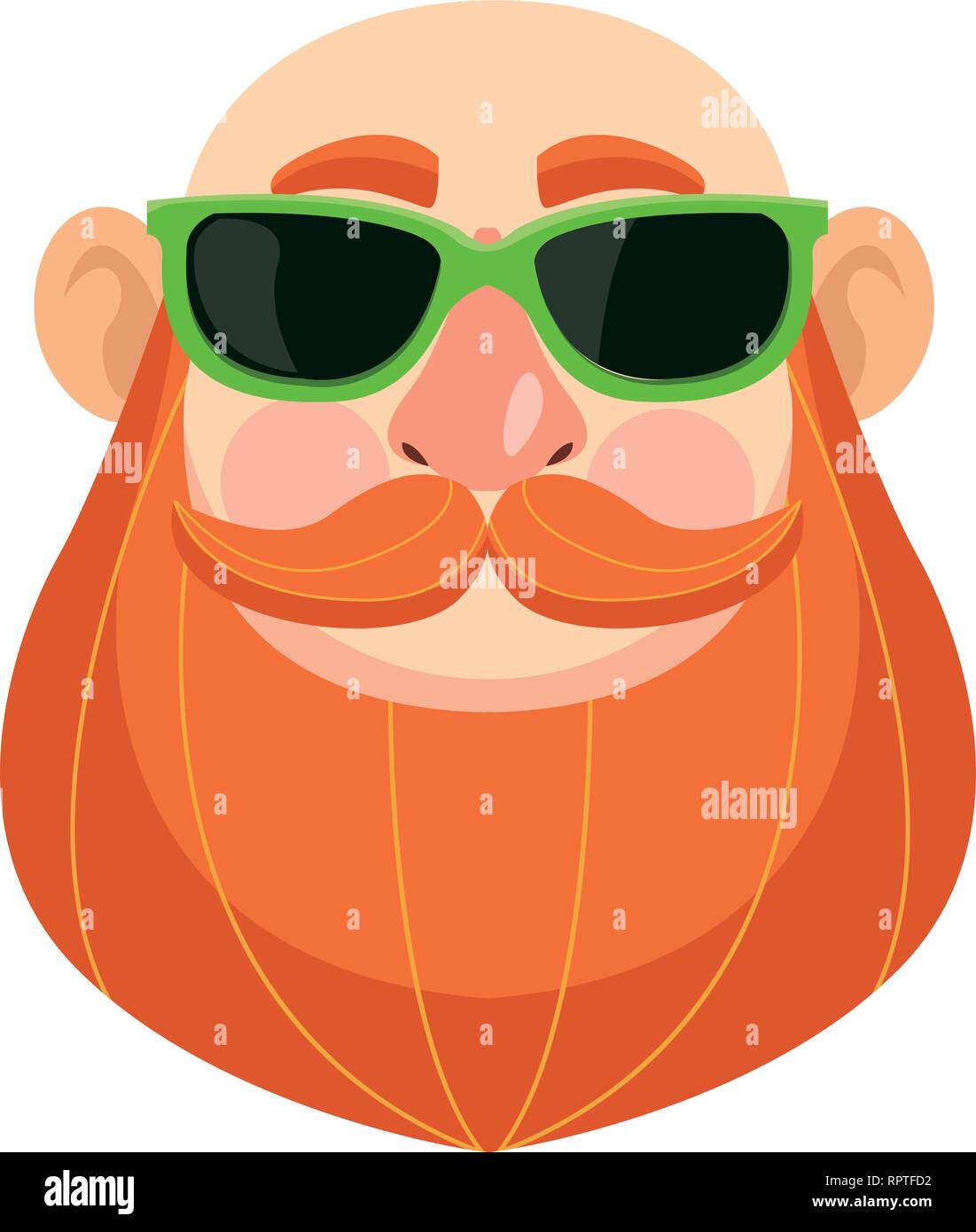 Irish man face Stock Vector Image & Art - Alamy