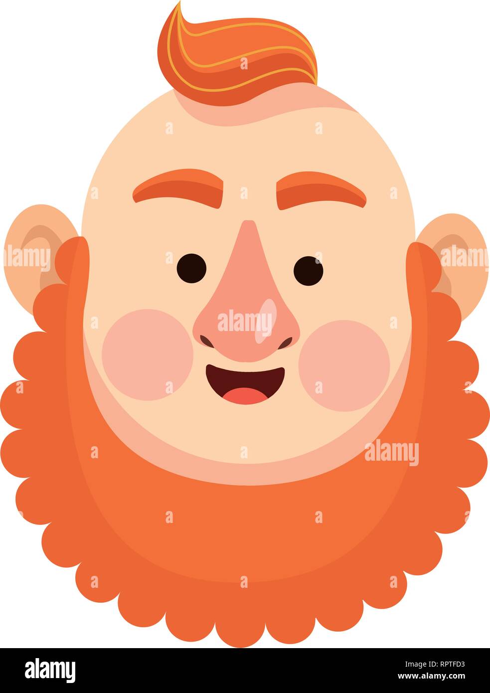 Irish man face Stock Vector Image & Art - Alamy