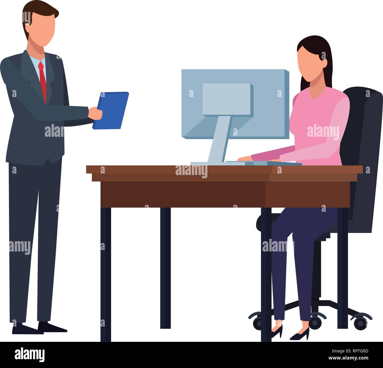 executive business cartoon Stock Vector Image & Art - Alamy