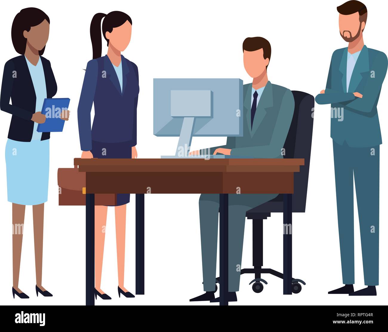 executive business cartoon Stock Vector Image & Art - Alamy