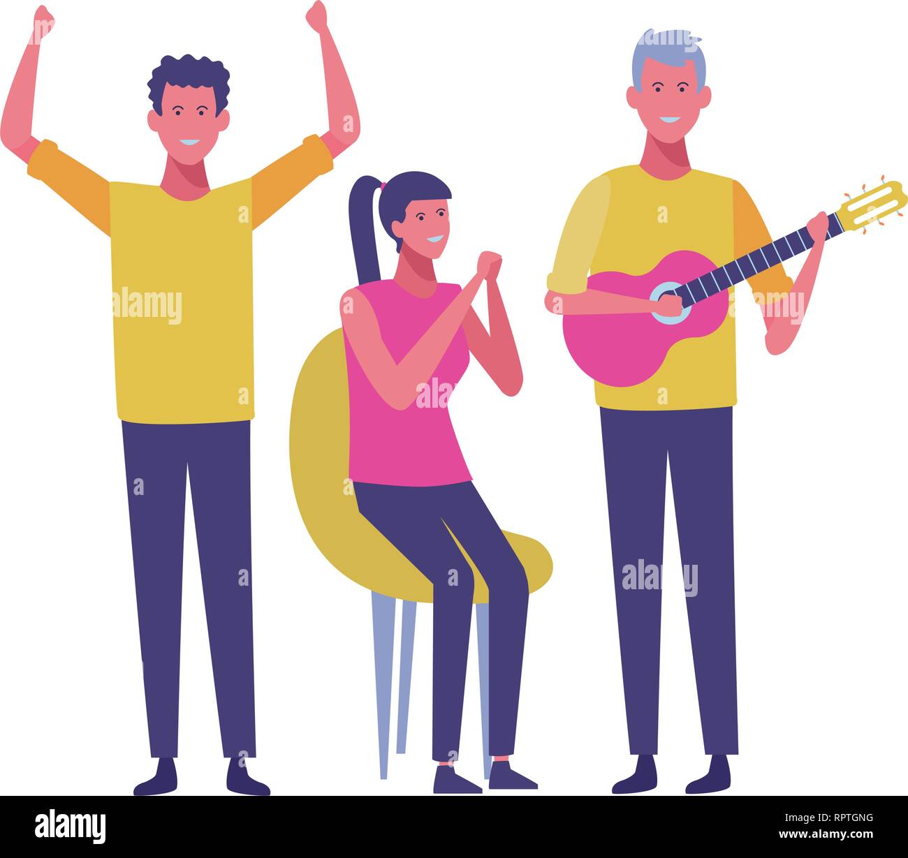 young people cartoon Stock Vector Image & Art - Alamy