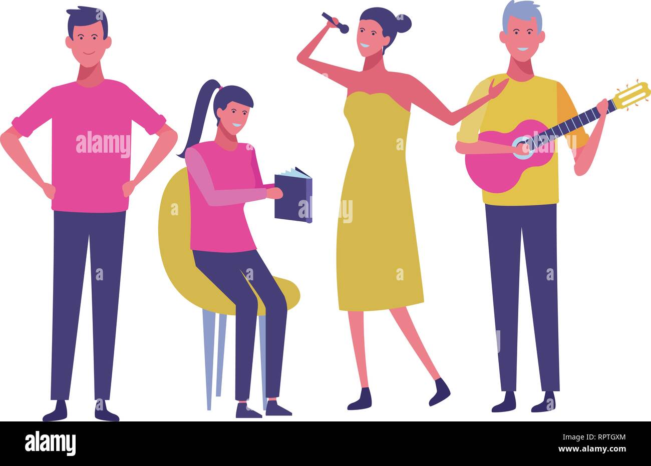 Successful musical Stock Vector Images - Alamy