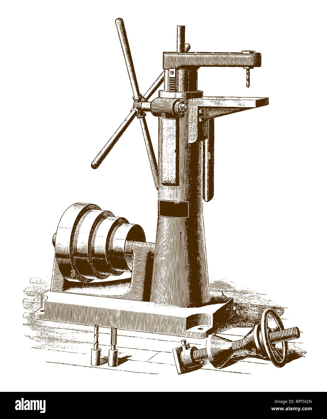 Machine tapping Cut Out Stock Images & Pictures - Alamy