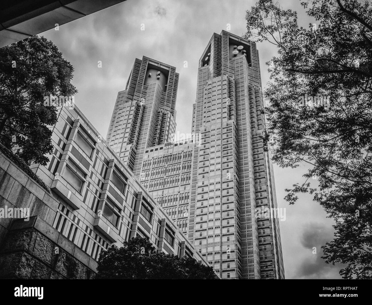 Metropolitan building tokyo Black and White Stock Photos & Images - Alamy