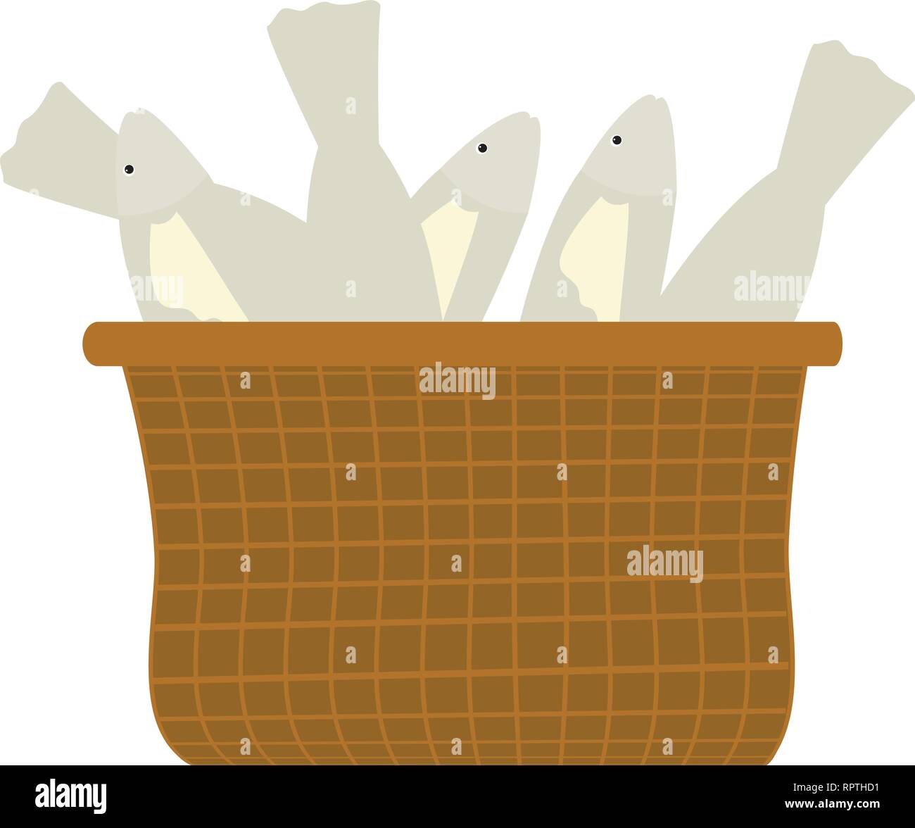 Jesus fish loaf Stock Vector Images - Alamy