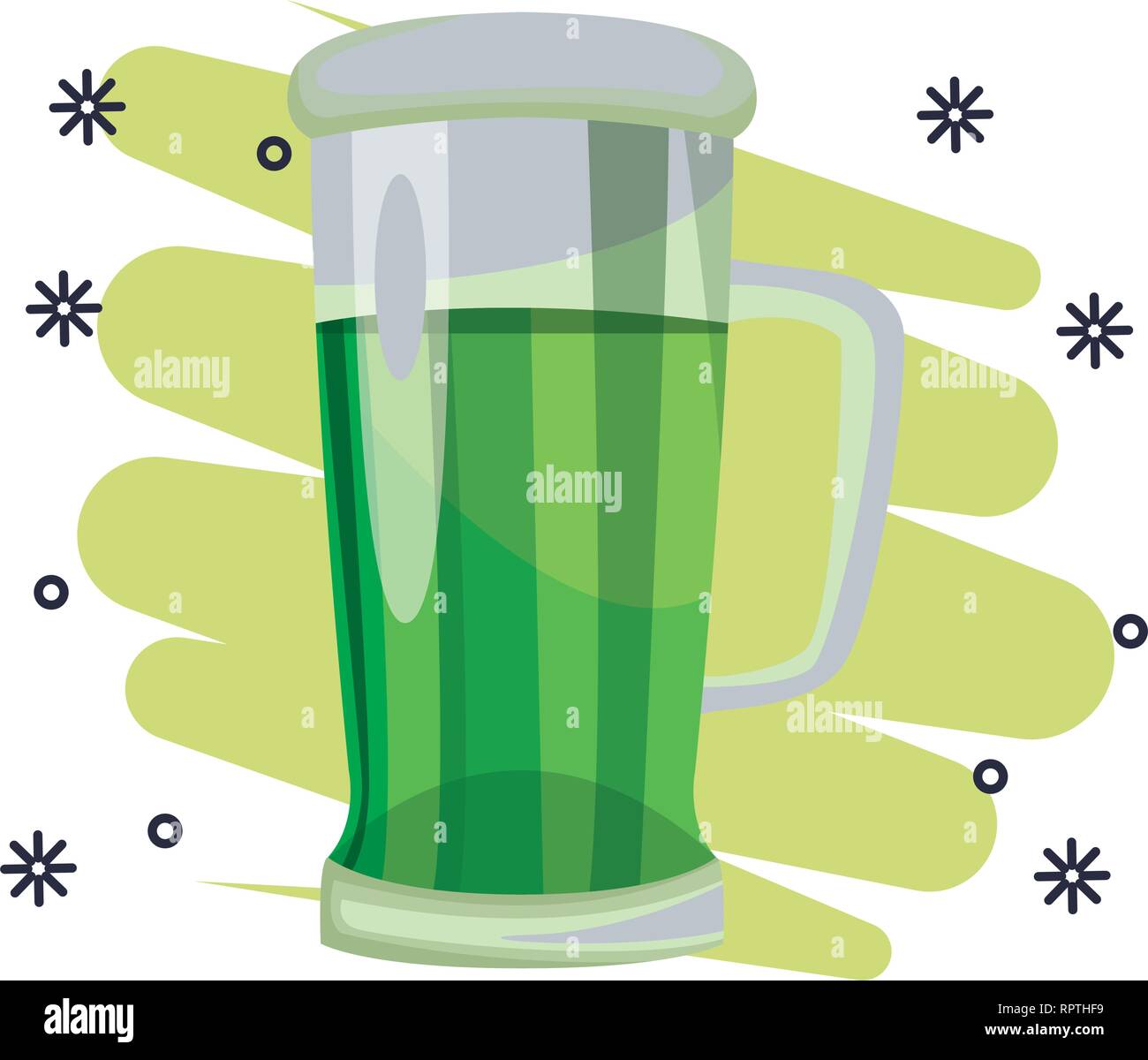 Beer Cup Cartoon Isolated Stock Vector Image And Art Alamy