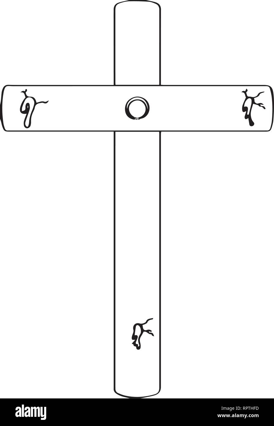 Jesus cross blood Stock Vector Images - Alamy