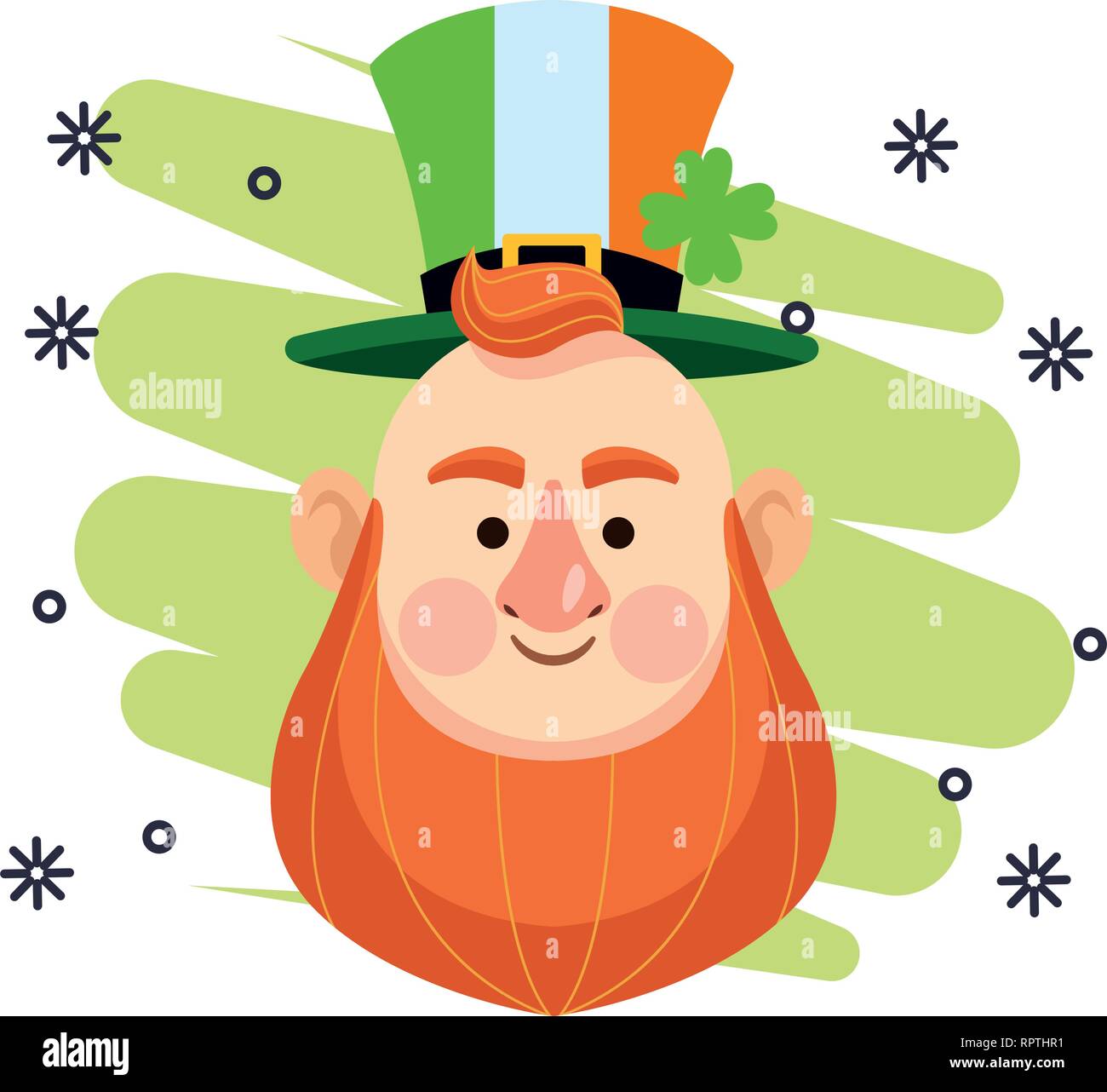 St patricks day elf cartoon Stock Vector Image & Art - Alamy