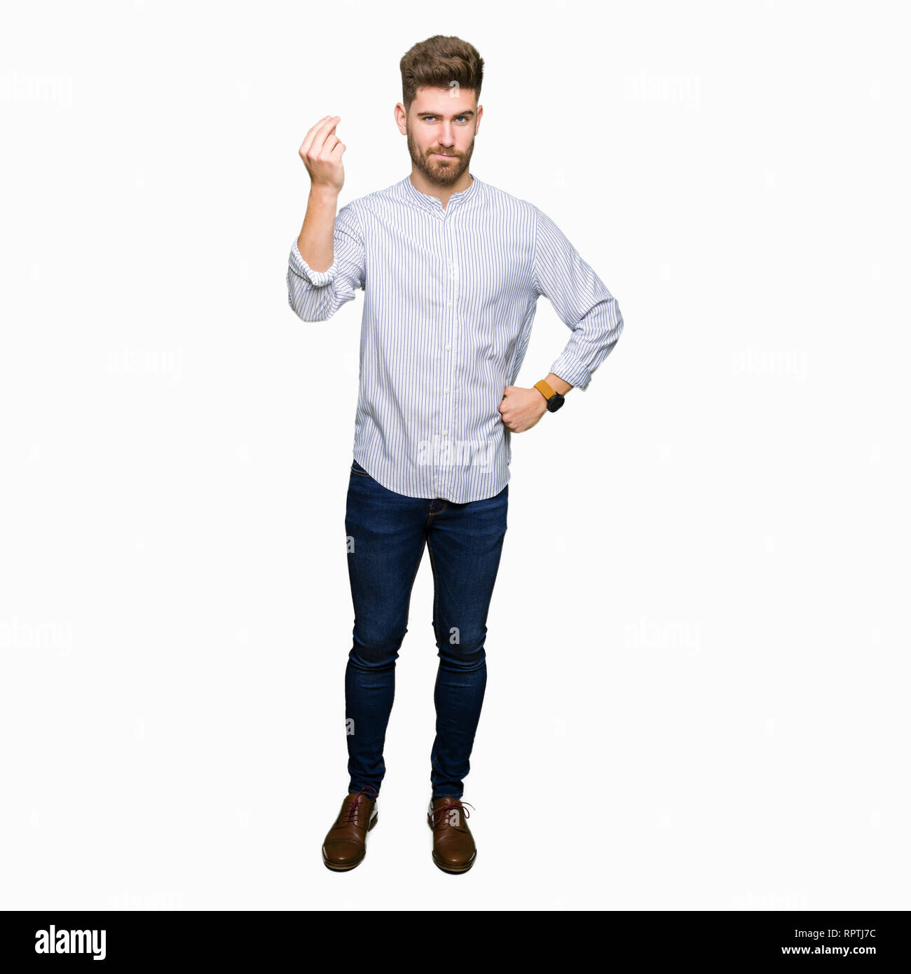 Italian hand gesture Cut Out Stock Images & Pictures - Alamy