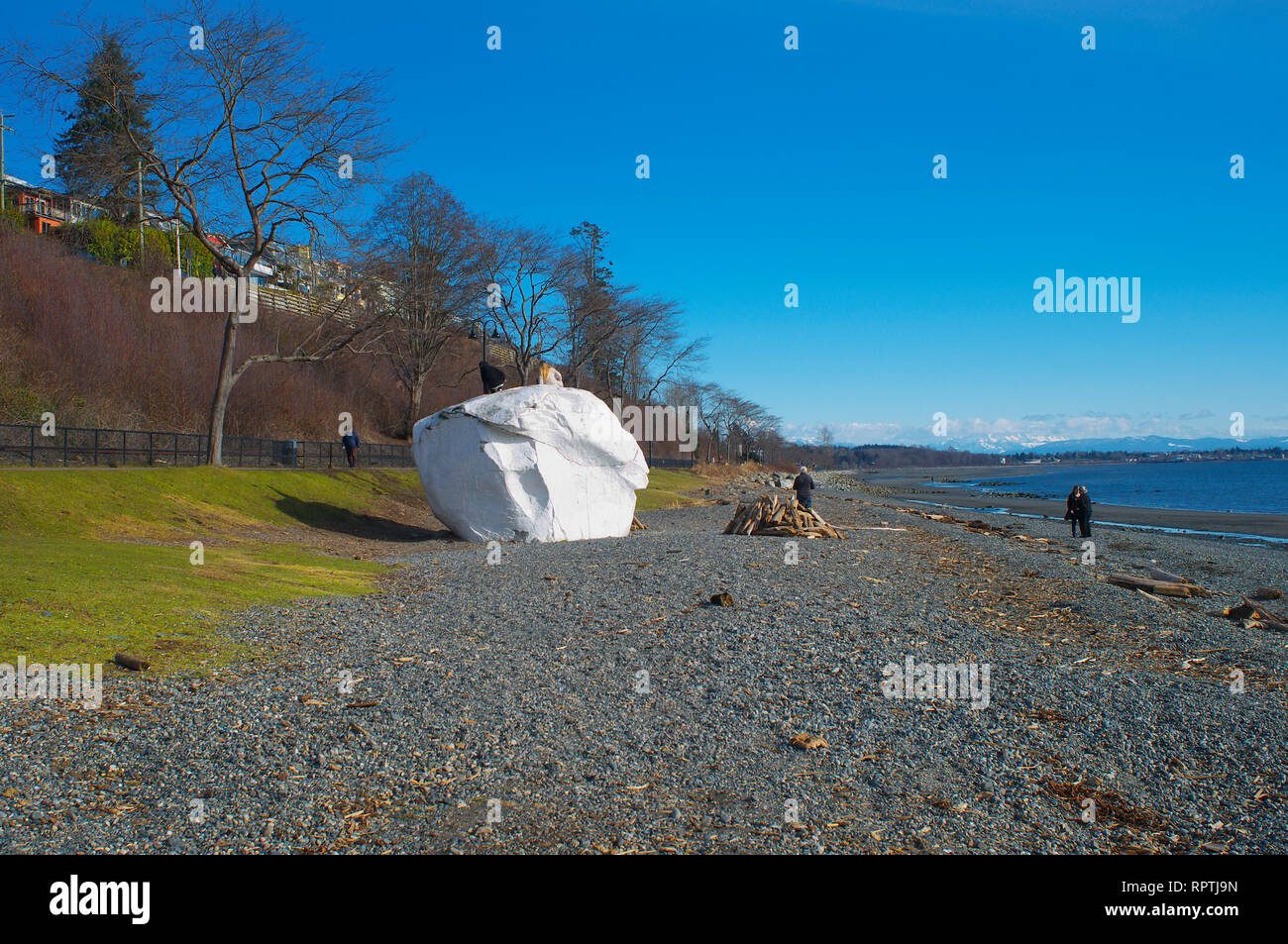 White rock british columbia beach hi-res stock photography and images ...