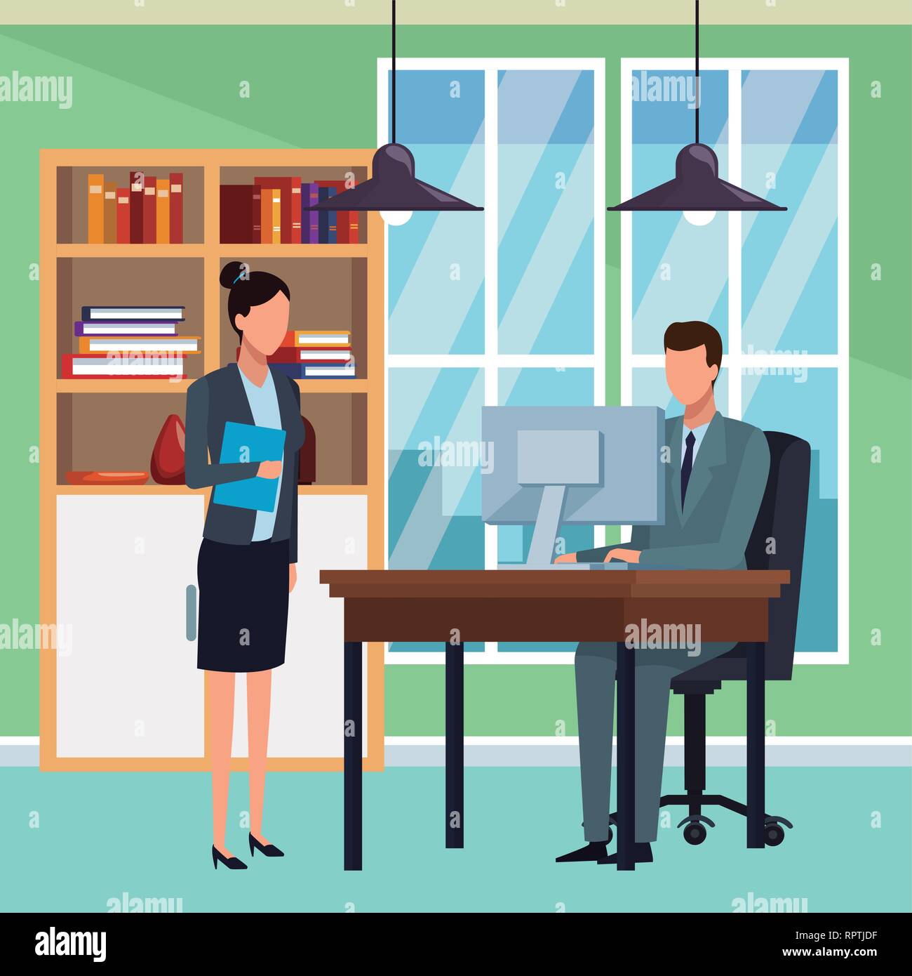 executive business cartoon Stock Vector Image & Art - Alamy