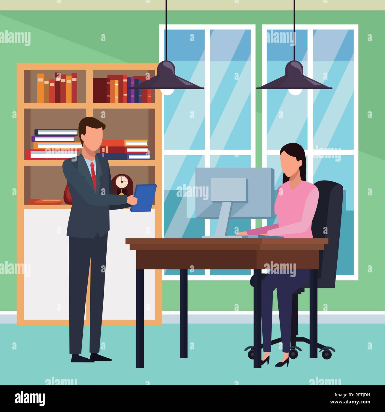 executive business cartoon Stock Vector Image & Art - Alamy