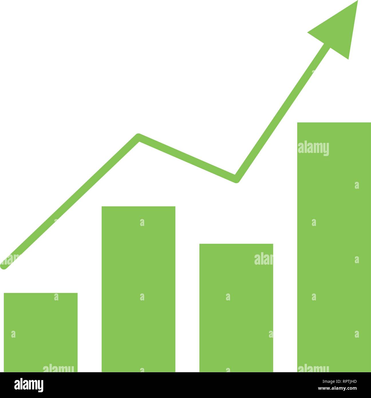 Isolated success business graph Stock Vector Image & Art - Alamy