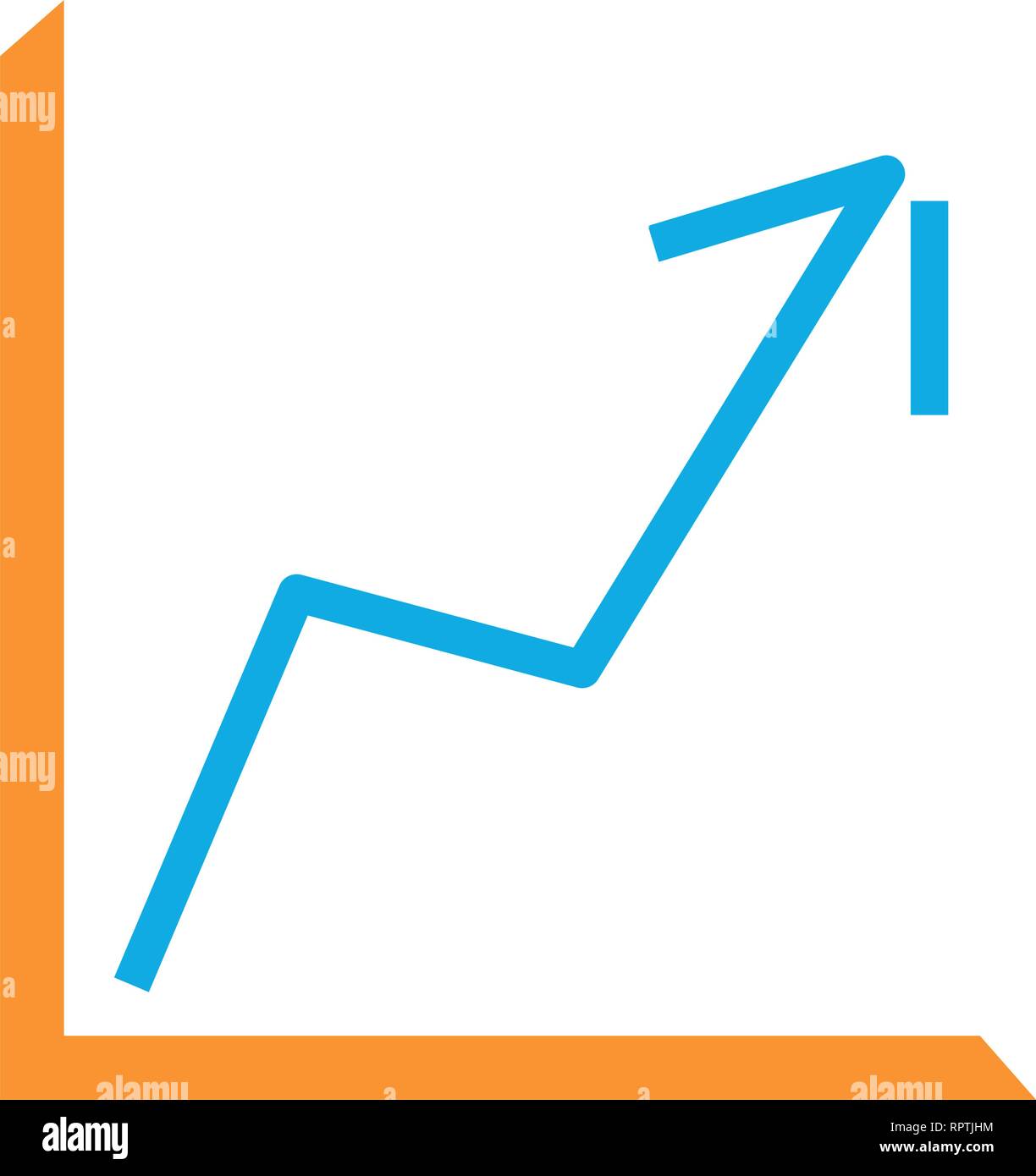 Isolated success business graph Stock Vector Image & Art - Alamy