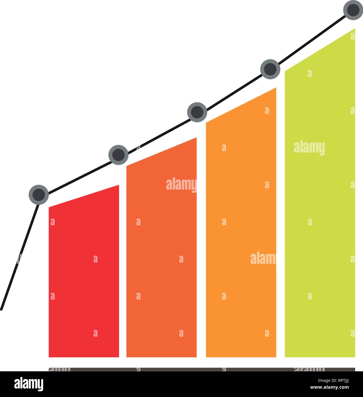 Isolated success business graph Stock Vector Image & Art - Alamy