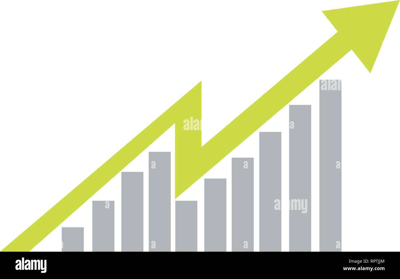 Isolated success business graph Stock Vector Image & Art - Alamy