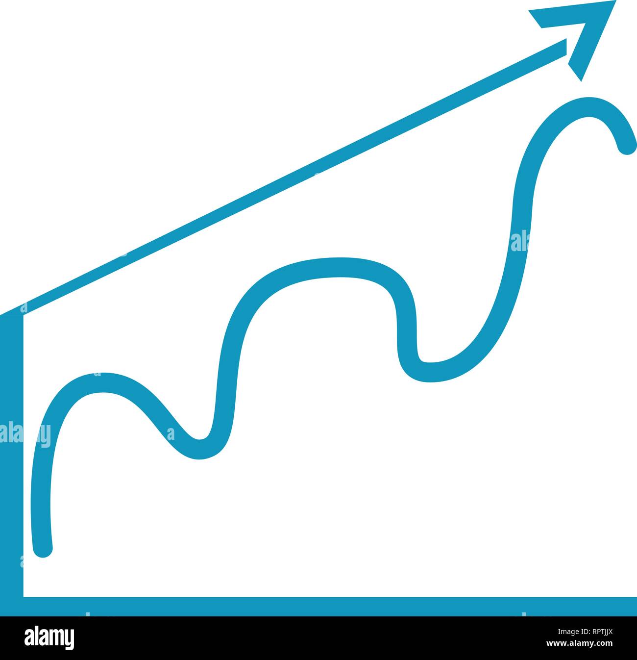 Isolated success business graph Stock Vector Image & Art - Alamy