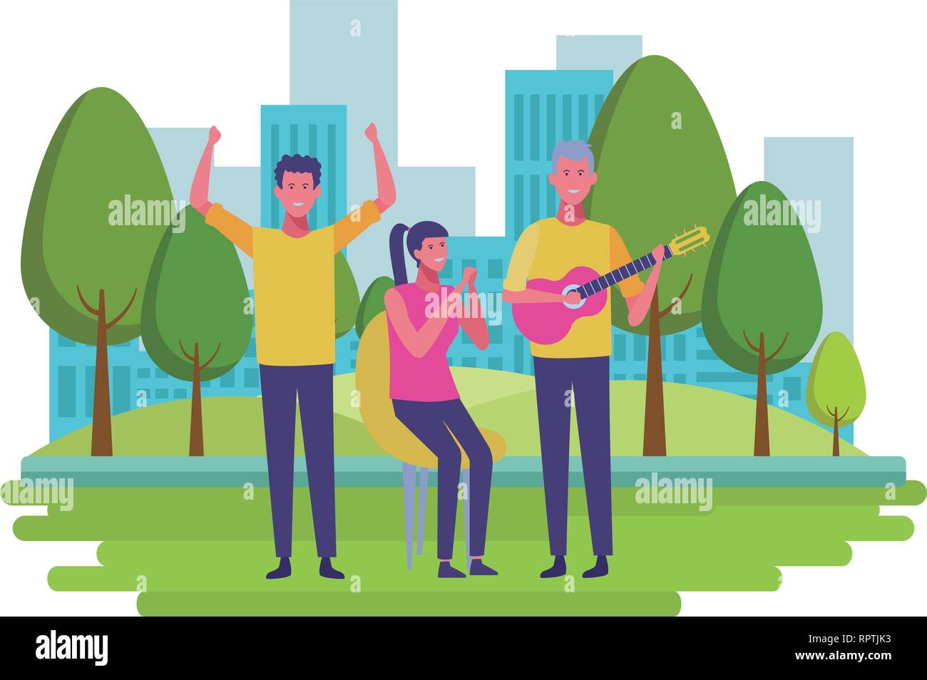 young people cartoon Stock Vector Image & Art - Alamy