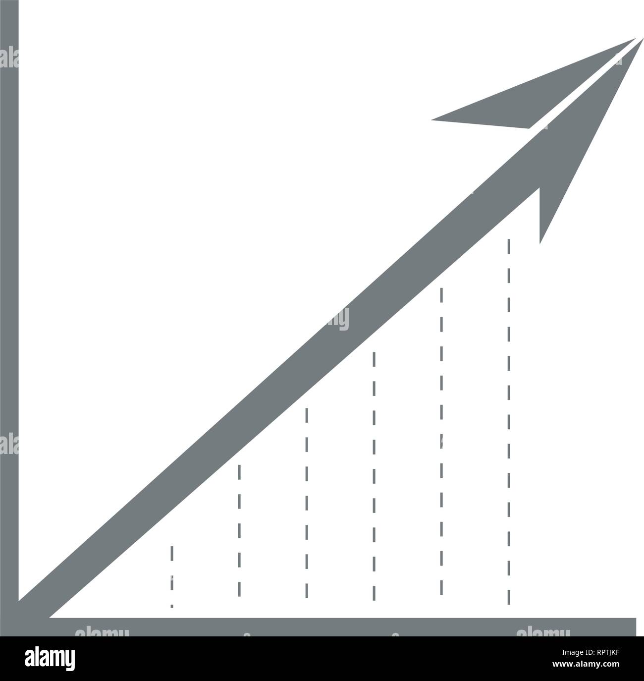 Isolated success business graph Stock Vector Image & Art - Alamy