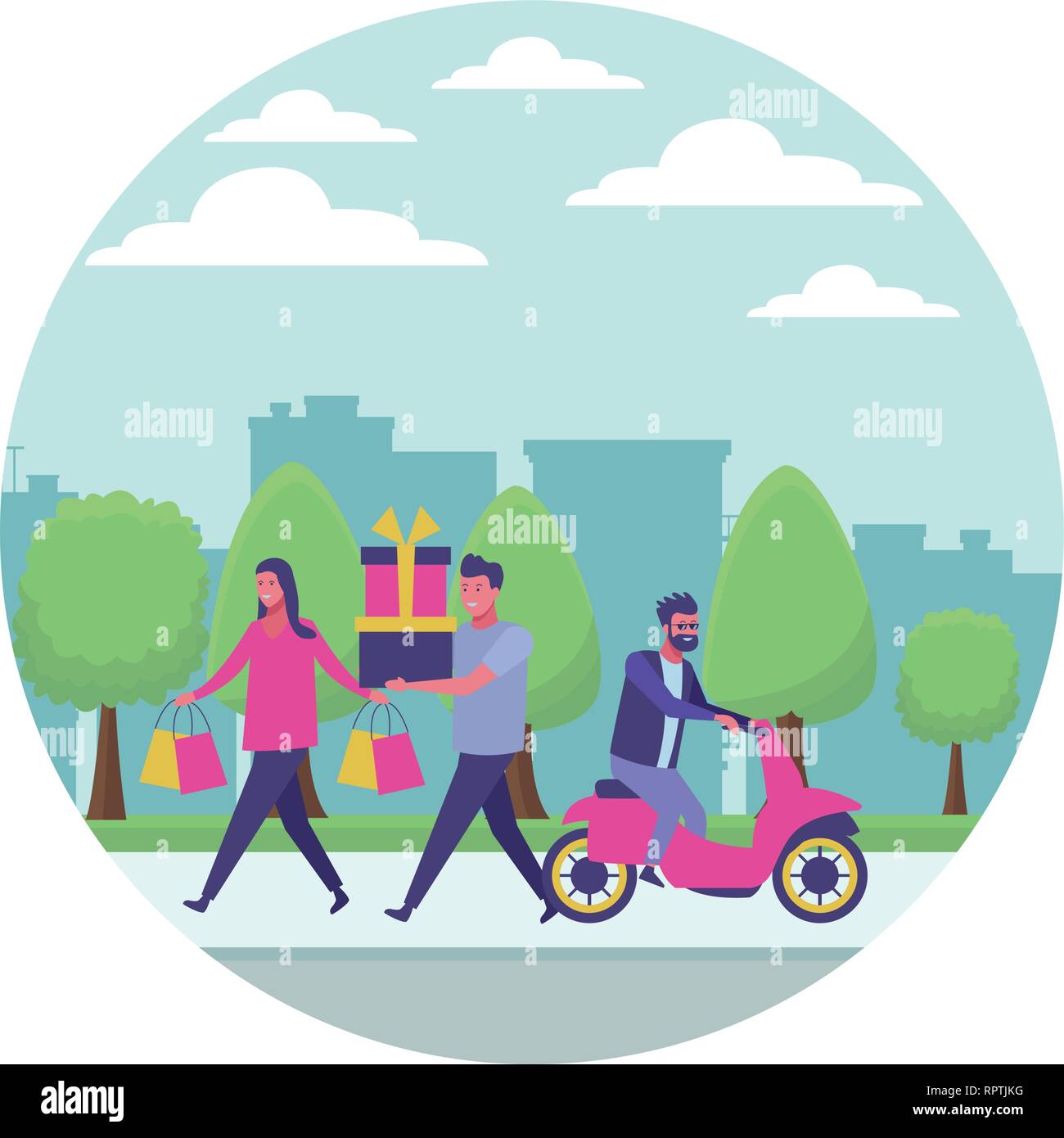 young people cartoon Stock Vector Image & Art - Alamy