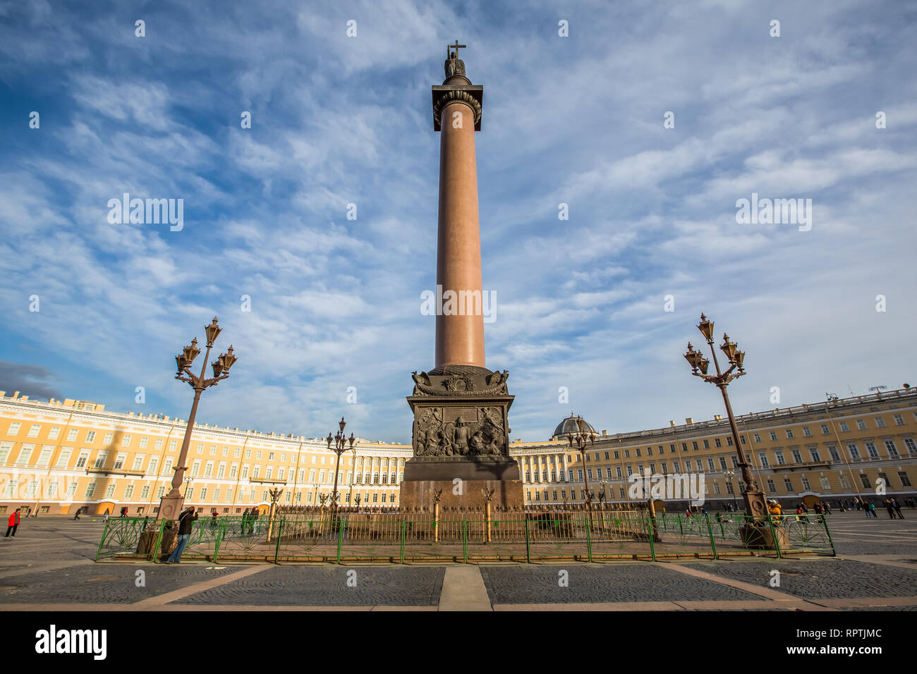 Palace Square, central square contains Alexander Column marking victory ...