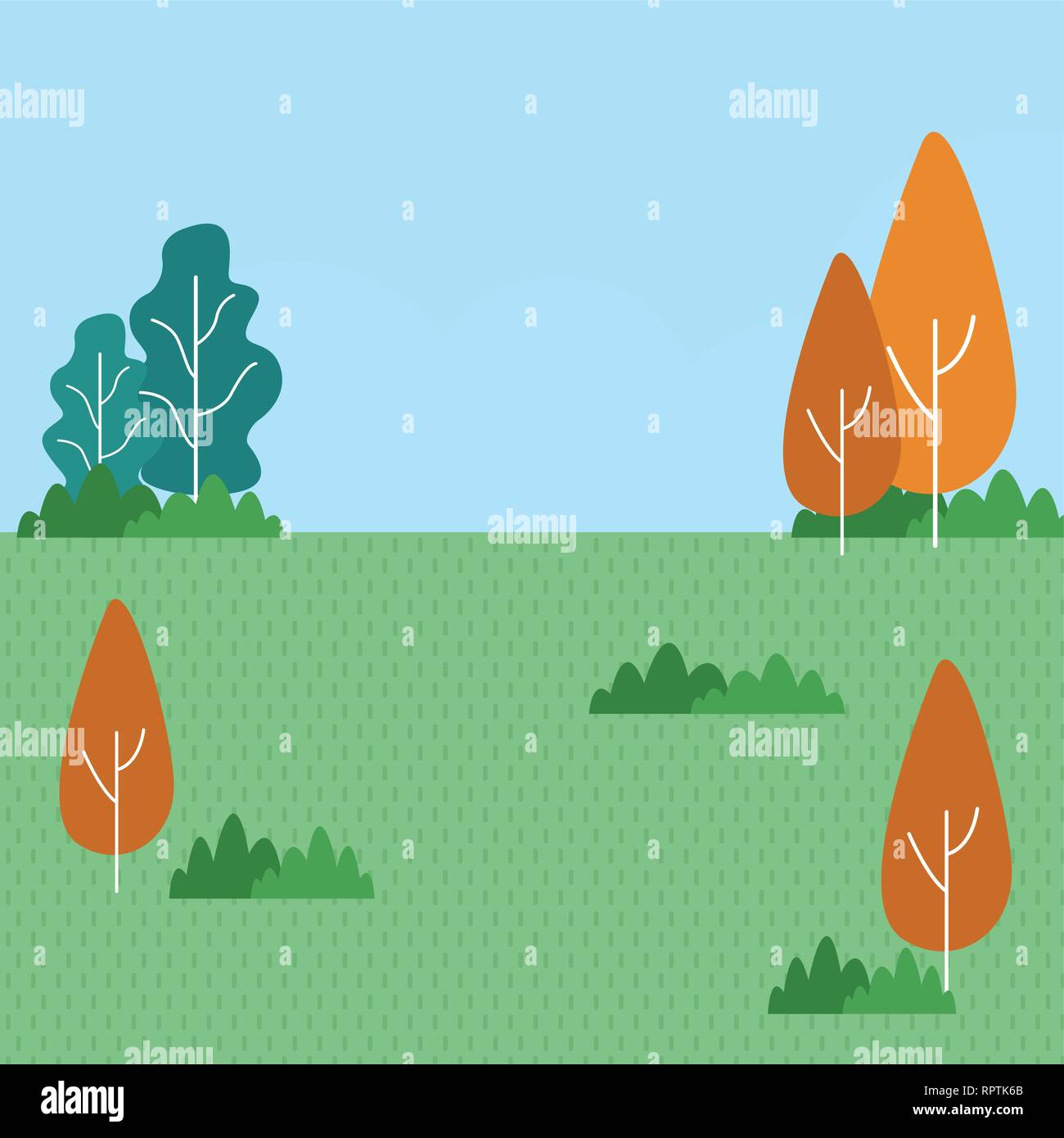nature park landscape cartoon Stock Vector Image & Art - Alamy