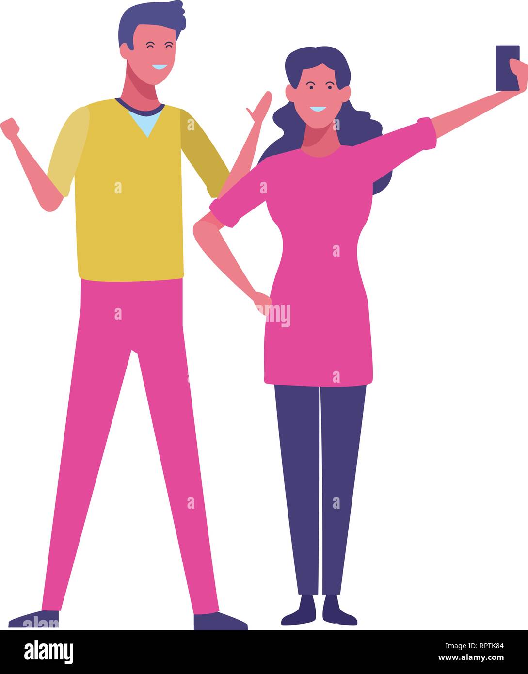 people couple cartoon Stock Vector Image & Art - Alamy