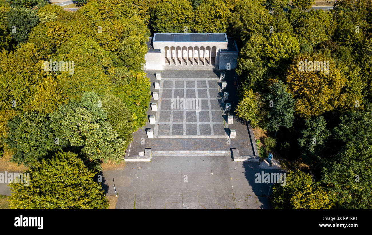 Ehrenhalle or hall of honour, Nazi party rally grounds, Nuremberg ...