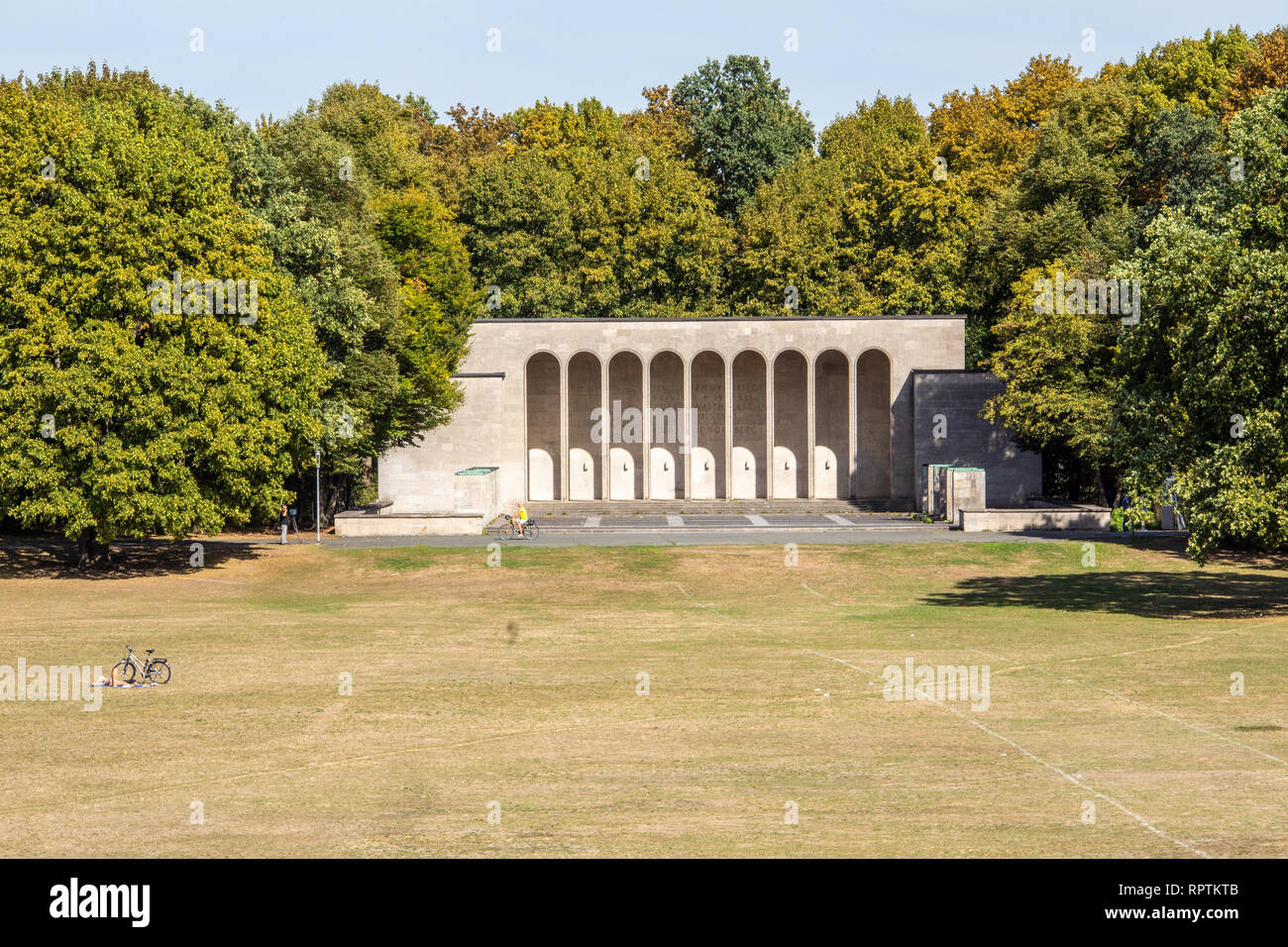 Ehrenhalle or hall of honour, Nazi party rally grounds, Nuremberg ...