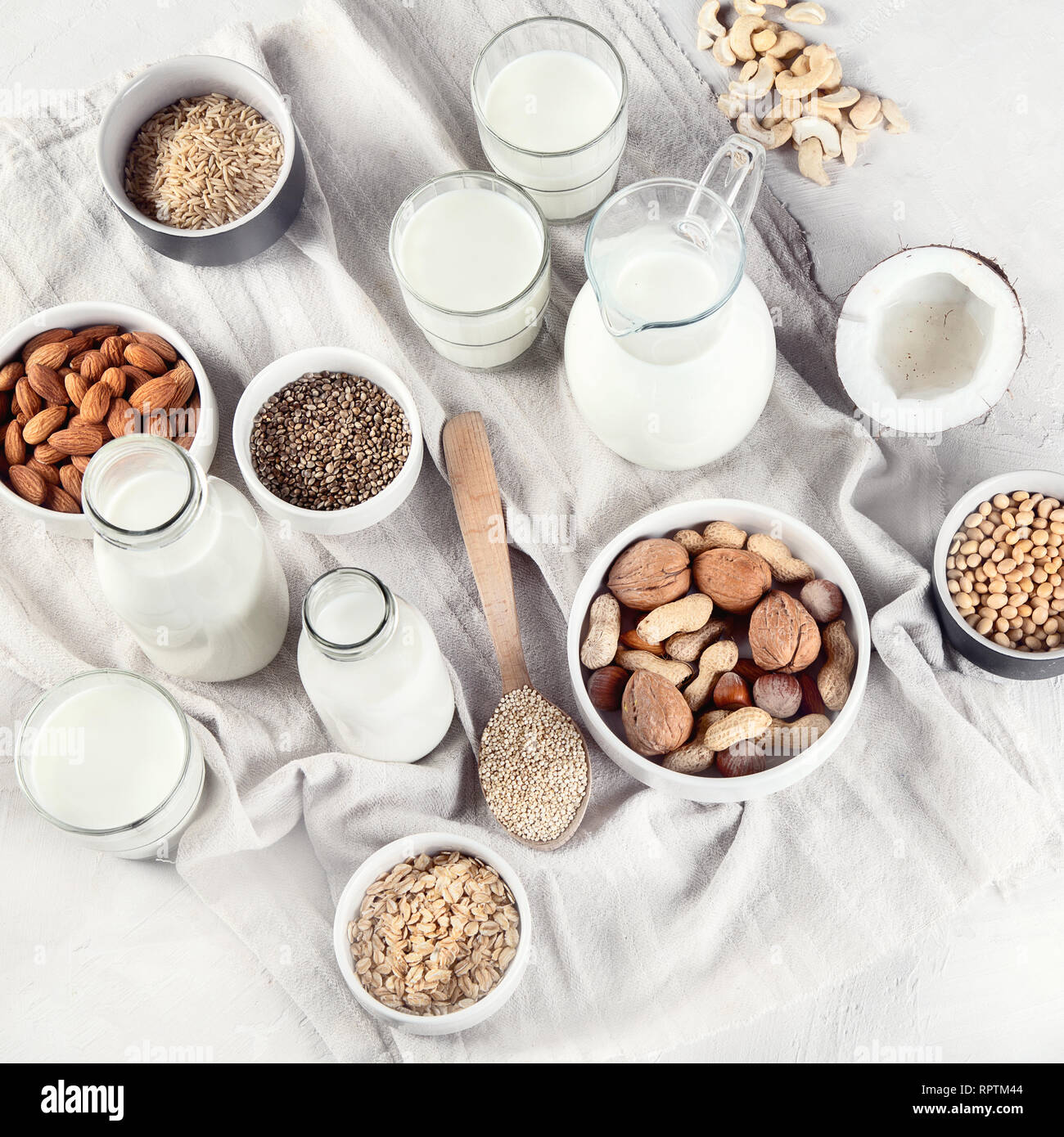 Seed milks hi-res stock photography and images - Alamy