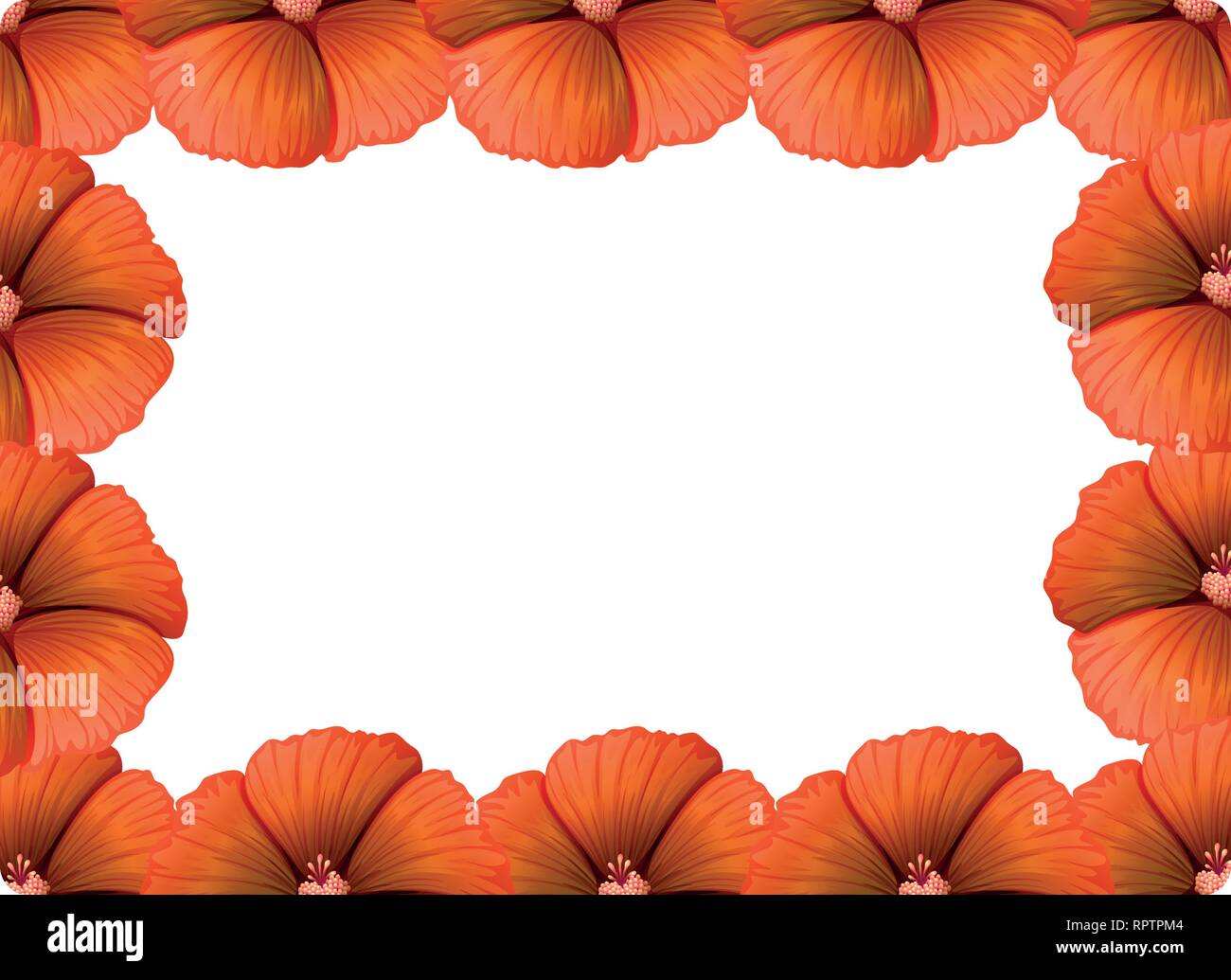 Flower frame clipart Stock Vector Images - Alamy