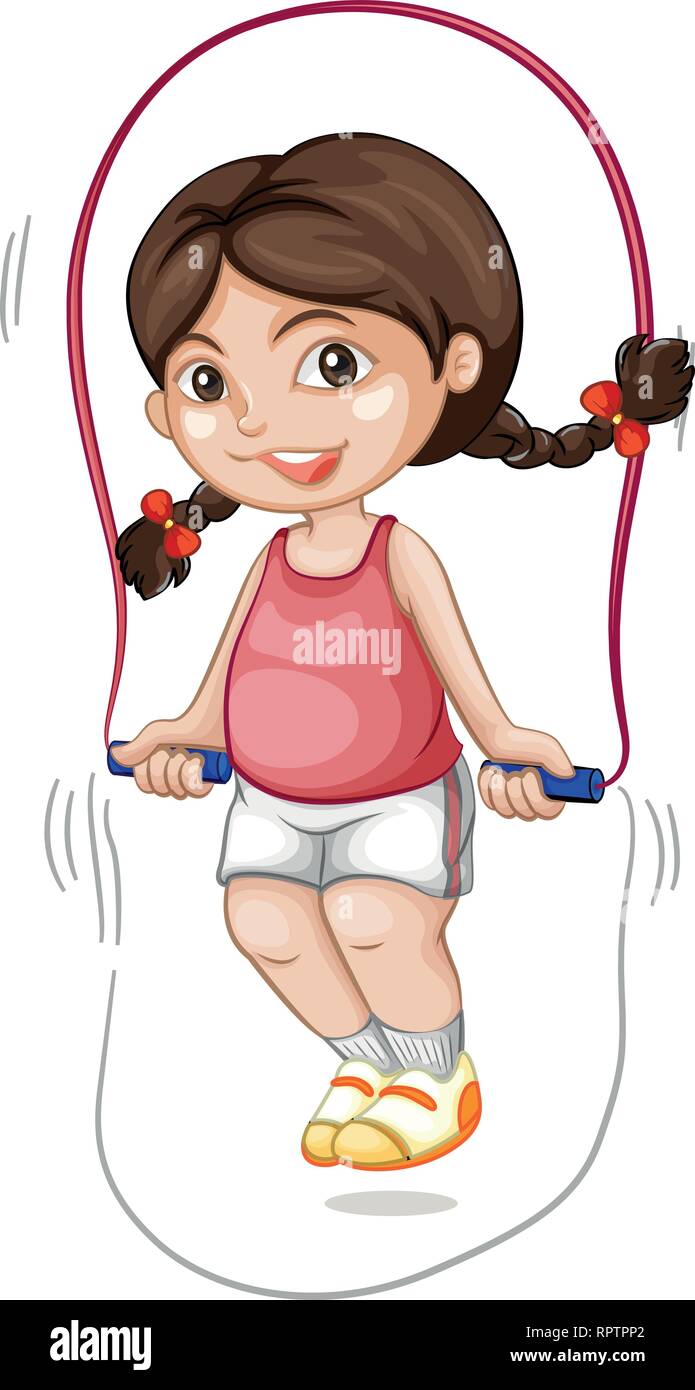 Jump Rope Drawing Icon High Resolution Stock Photography and Images - Alamy