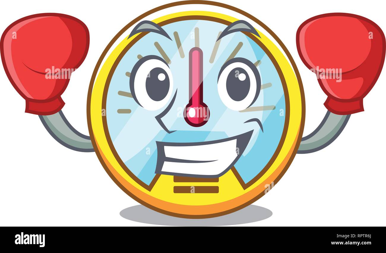 Boxing speedometer in the a cartoon shape Stock Vector Image & Art - Alamy