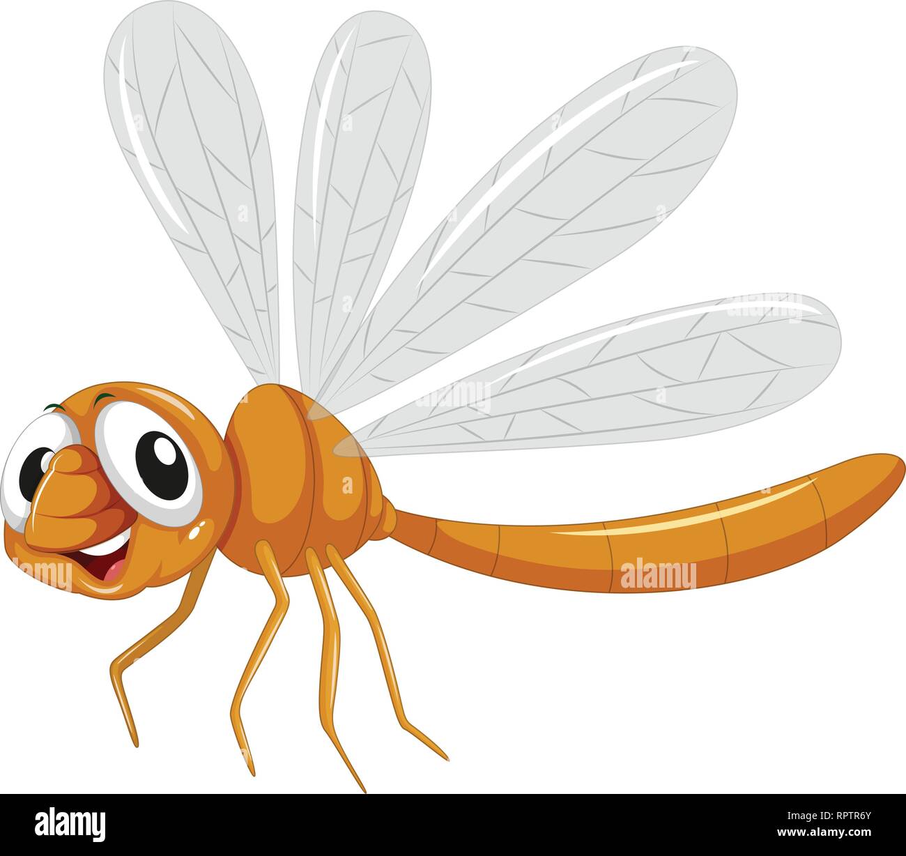 Dragon fly illustration Stock Vector Images - Alamy