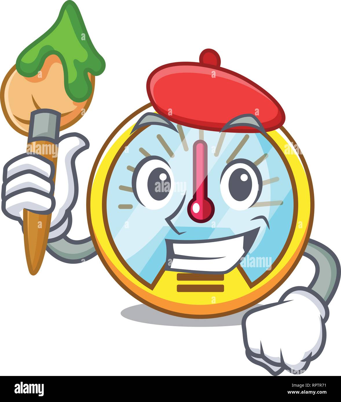 Artist speedometer in the a cartoon shape Stock Vector Image & Art - Alamy