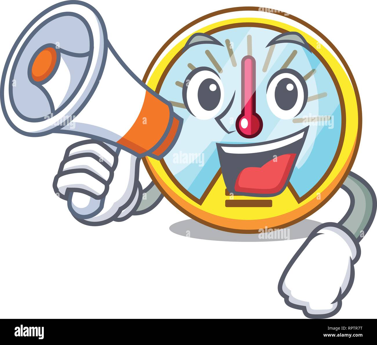 Megaphone scale character cartoon hi-res stock photography and images ...