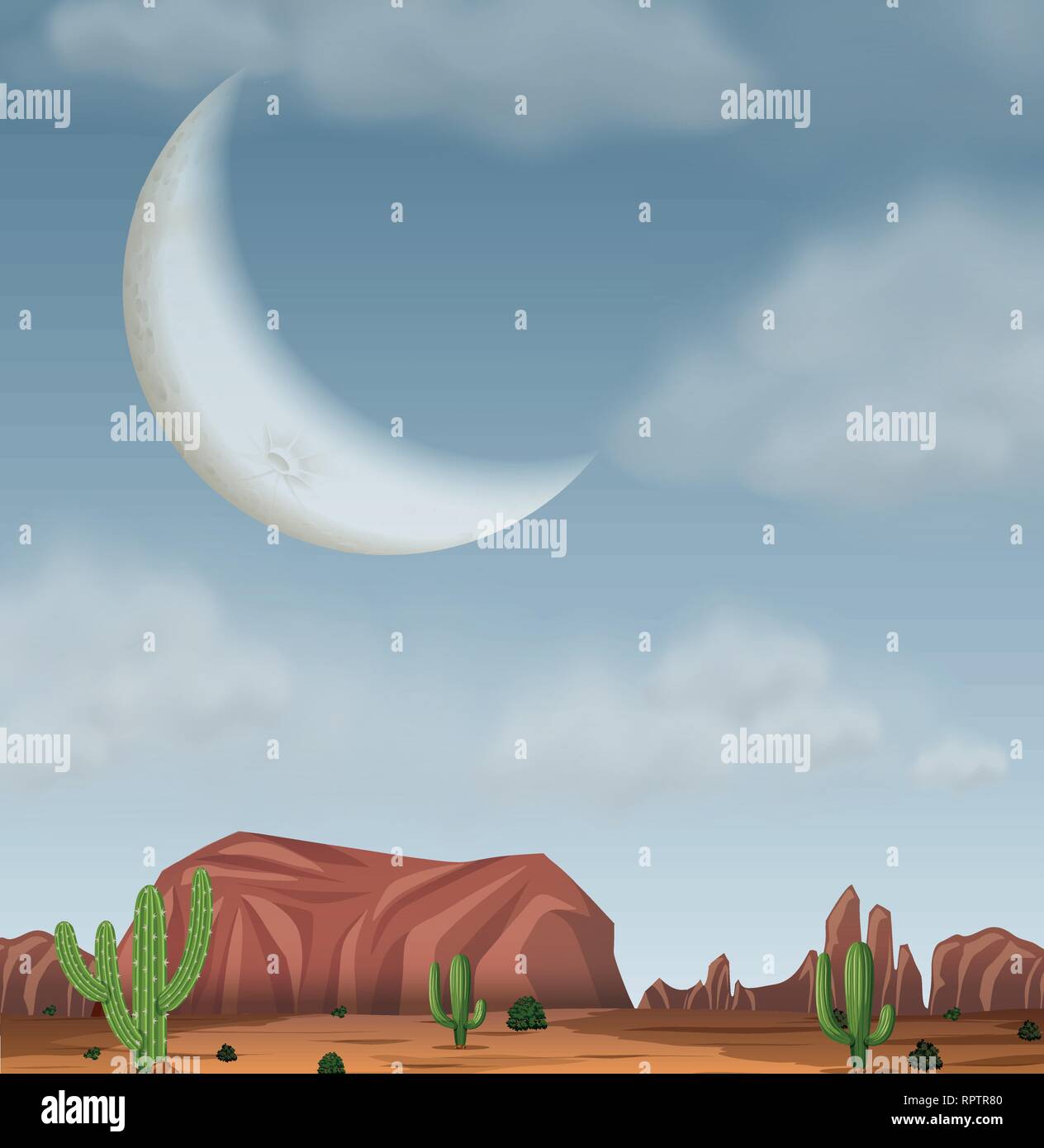 A western desert background illustration Stock Vector Image & Art - Alamy