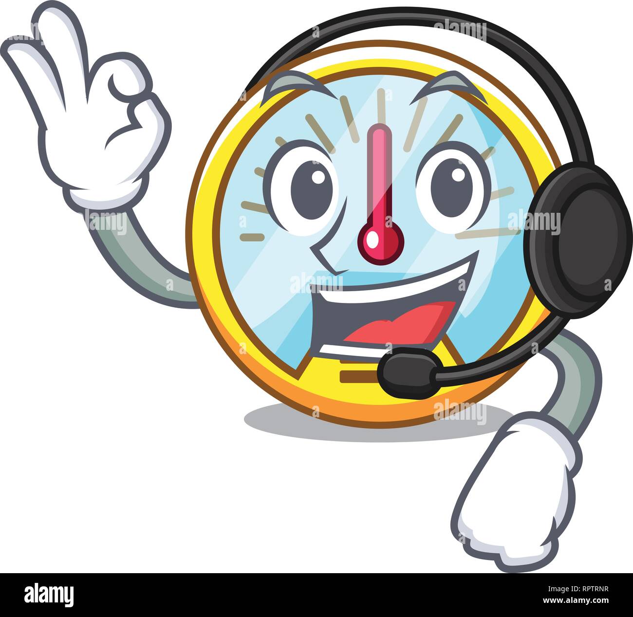 With headphone speedometer on a in cartoon motorbike Stock Vector Image ...